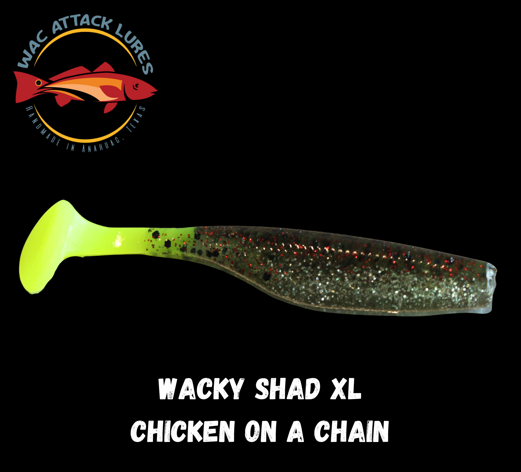 WACky Shad XL Chicken on a Chain – Wac Attack Lures